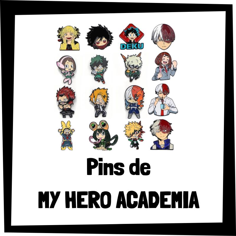 🥇Pins de My Hero Academia 🥇 - Universo de animes